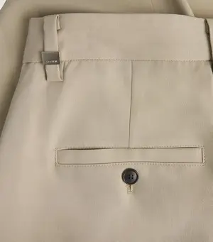 SYSTEM Double-pleat Wide-leg Trousers
