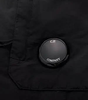 C.P. COMPANY Lens Cargo Trousers - Black