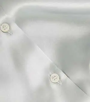 LAURA PITHARAS Silk Neck-tie Shirt