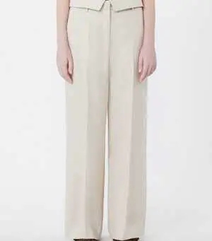 Max Mara Linen Wide-leg Trousers
