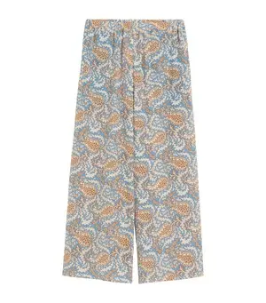 Max Mara Cropped Printed Trousers