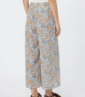 Max Mara Cropped Printed Trousers