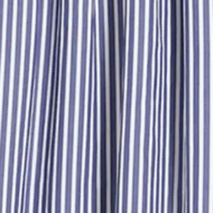 Max Mara Cotton Stripe Midi Dress - Blue