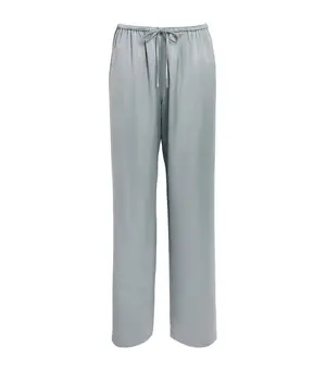 Stylein Meike Wide-leg Trousers - Blue