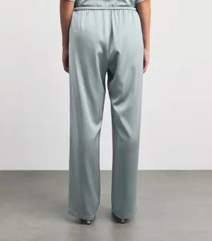Stylein Meike Wide-leg Trousers - Blue