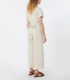 Max Mara Crepe Jumpsuit - Beige