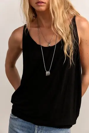 Free People We The Free Shoreside Tank - Black