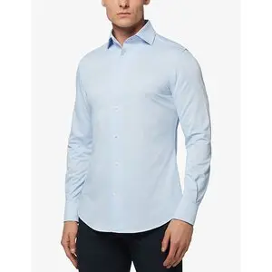 Boggi Milano Regular-fit Japanese Jersey Polo Shirt - Light Blue