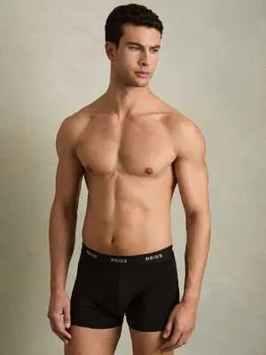 REISS Heller Stretch-cotton Logo-waistband Boxers 3 Pack