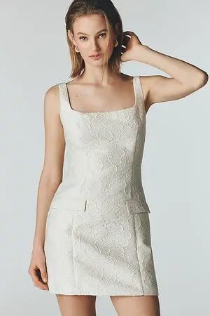 Amanda Uprichard Isabella Sleeveless Mini Dress