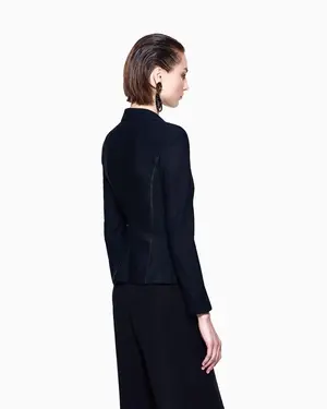 Giorgio Armani Stretch Jersey Single-breasted Jacket