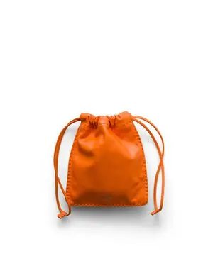 Prada Nappa Leather Smartphone Pouch - Orange