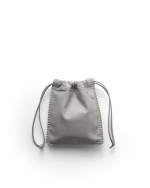 Prada Nappa Leather Smartphone Pouch - Grey