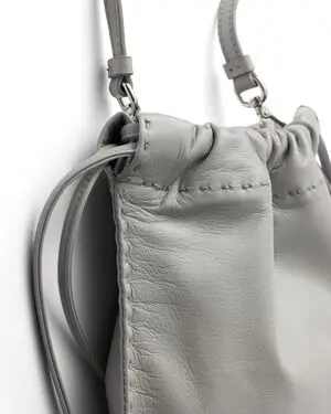 Prada Nappa Leather Smartphone Pouch - Grey