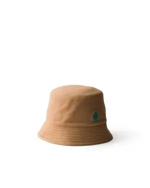 Prada Piqué Bucket Hat - Neutral