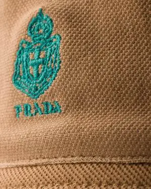 Prada Piqué Bucket Hat - Neutral