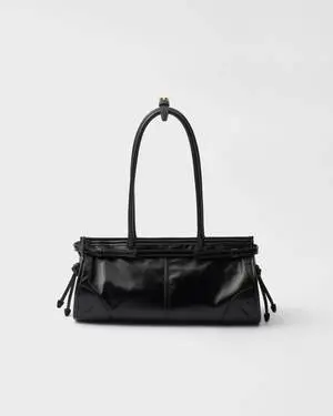 Prada Leather Handbag - Black