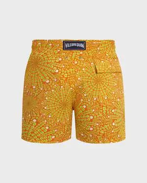 Vilebrequin Stretch Short Swim Trunks - Orange