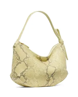Kate Spade New York Embossed Leather Shoulder Bag - Pale Citron