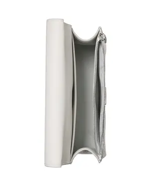 Kate Spade New York Metallic Leather Crossbody - Silver