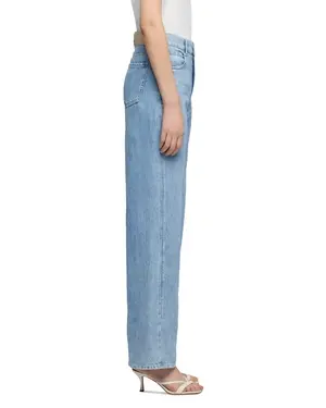 7 For All Mankind High-rise Stovepipe Straight Jeans