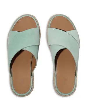 Fitflop Suede Espadrille Platform Sandals
