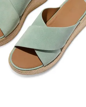 Fitflop Suede Espadrille Platform Sandals