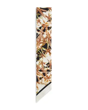 FERRAGAMO Gaia Silk Bandeau Scarf