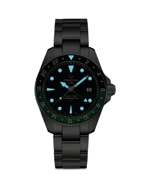 CERTINA Ds Action Gmt Watch 41mm - Black