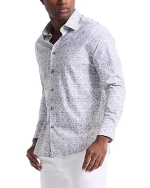 Robert Graham Hammersmith Abstract Pattern Knit Shirt