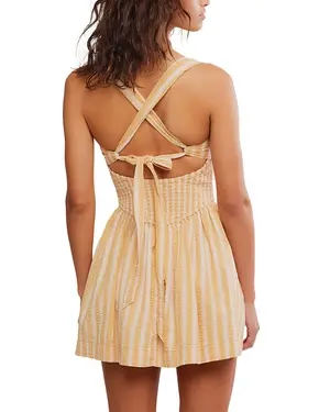 Free People Laurel Plaid Mini Dress