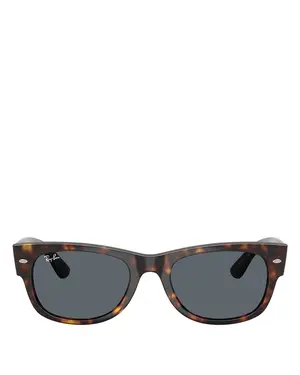 Ray-ban Mega Wayfarer Ii Square Sunglasses, 52mm - Havana/blue