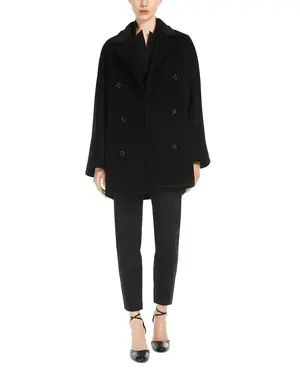 Max Mara Rebus Short Coat - Black