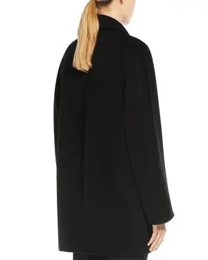 Max Mara Rebus Short Coat - Black