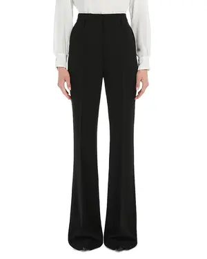 Max Mara Alabama Flare Trousers - Black