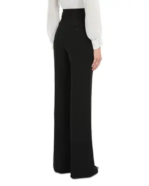 Max Mara Alabama Flare Trousers - Black