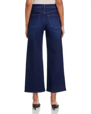 FRAME The Anchor High-rise Ankle Wide-leg Jeans - Cicero