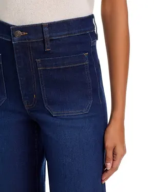FRAME The Anchor High-rise Ankle Wide-leg Jeans - Cicero