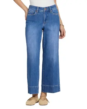 NYDJ Teresa High-rise Wide Leg Ankle Jeans
