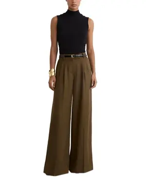 REISS Simone Sleeveless High Neck Top