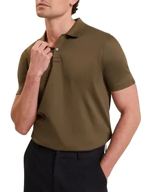 Ted Baker London Connall Soft Touch Polo Shirt - Khaki