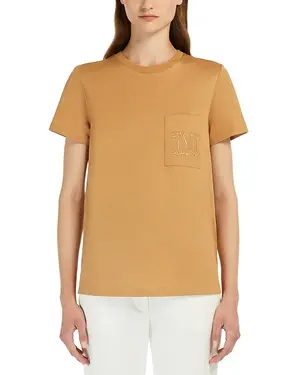 Max Mara Papaia Pocket Tee - Camel
