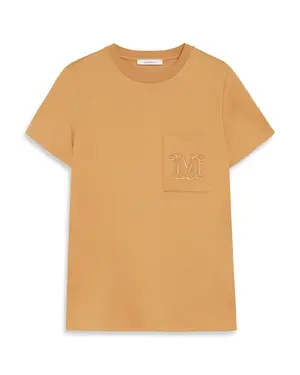 Max Mara Papaia Pocket Tee - Camel