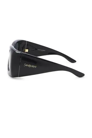 Saint Laurent Howl Oversize Sunglasses - Black