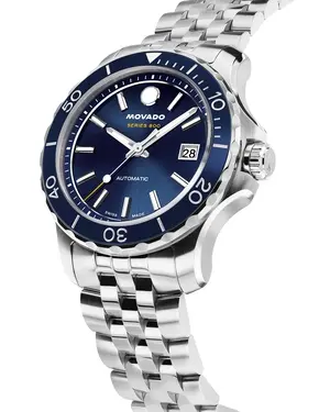 Movado Series 800 40mm Watch - Blue Dial