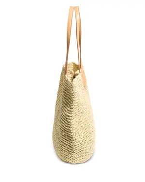 Stoney Clover Lane Large Raffia Beach Tote Bag