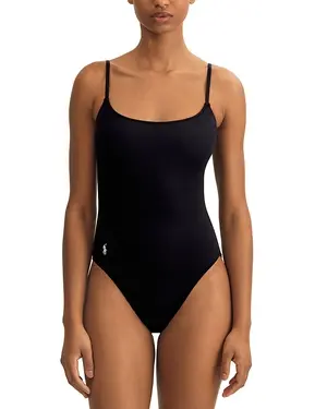 Polo Ralph Lauren Kennedy One Piece Swimsuit - Black