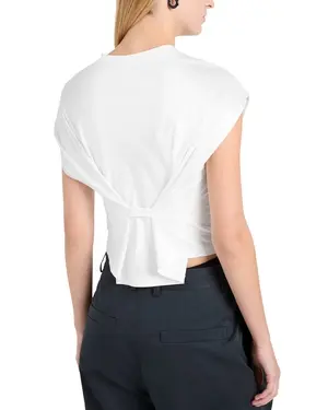 Proenza Schouler White Label Reeva Cropped Tee