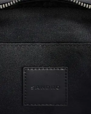 Sandro Small Grained Leather Belt Bag