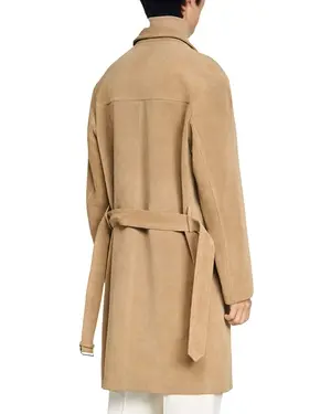 Sandro Calvin Trench Coat - Cappucino
